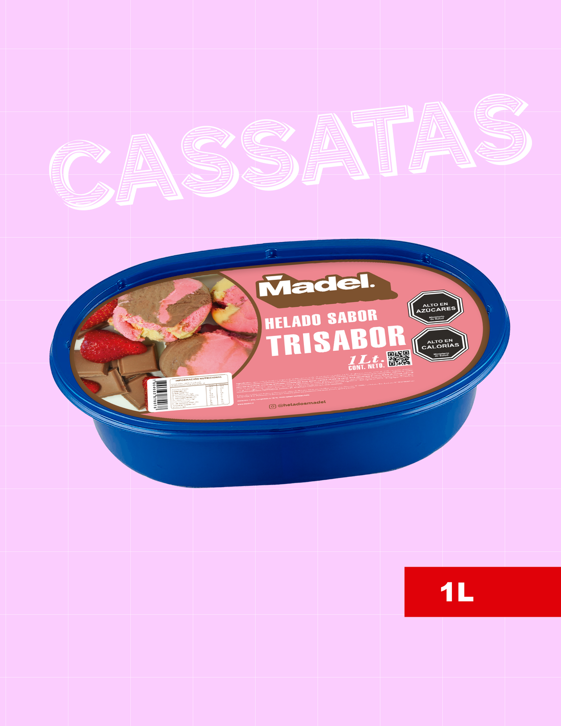 Casata Trisabor [6 Unidades] – Helados Madel