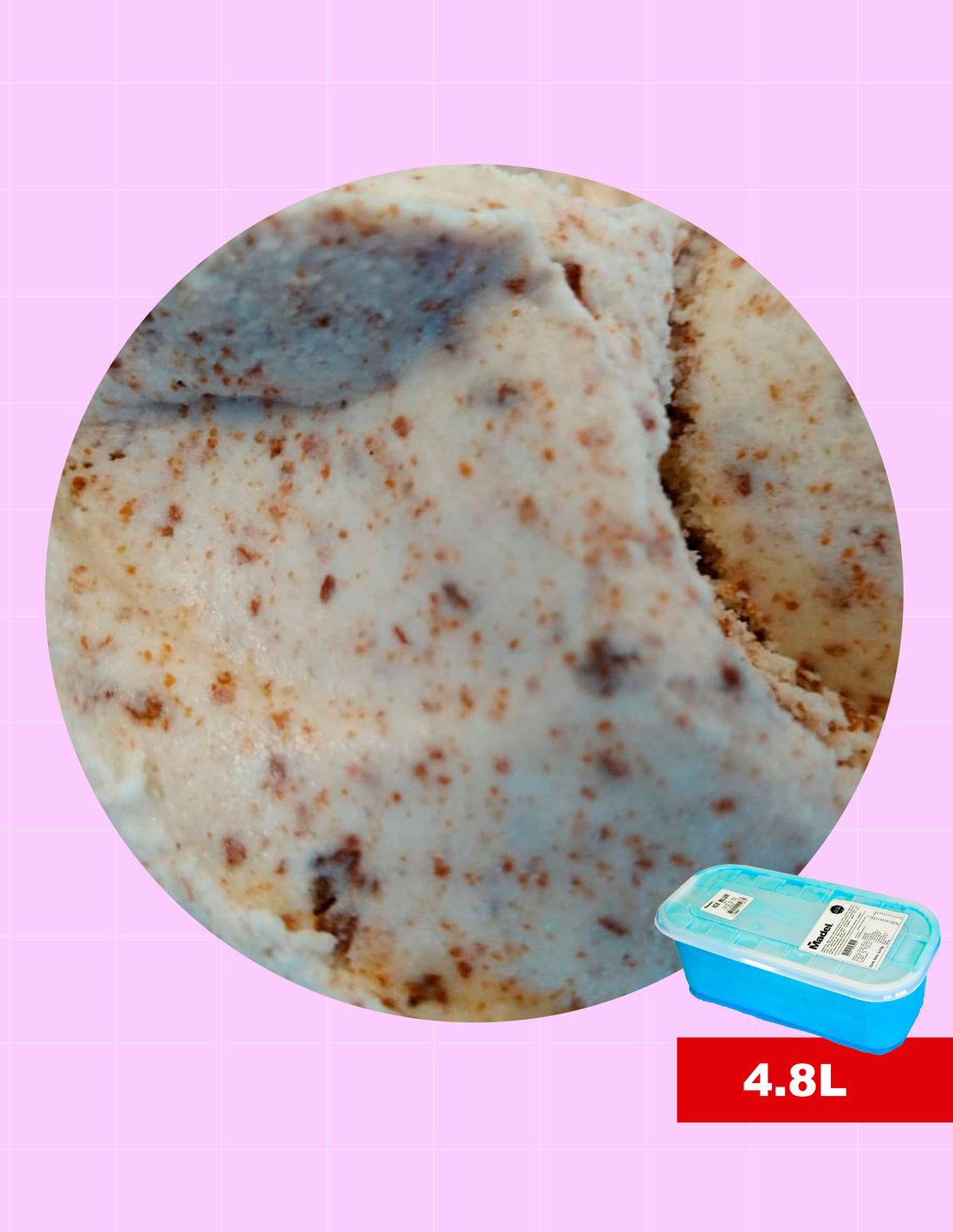 Bacha Coco con Almendras y Chips de Chocolate [4.8L] – Helados Madel